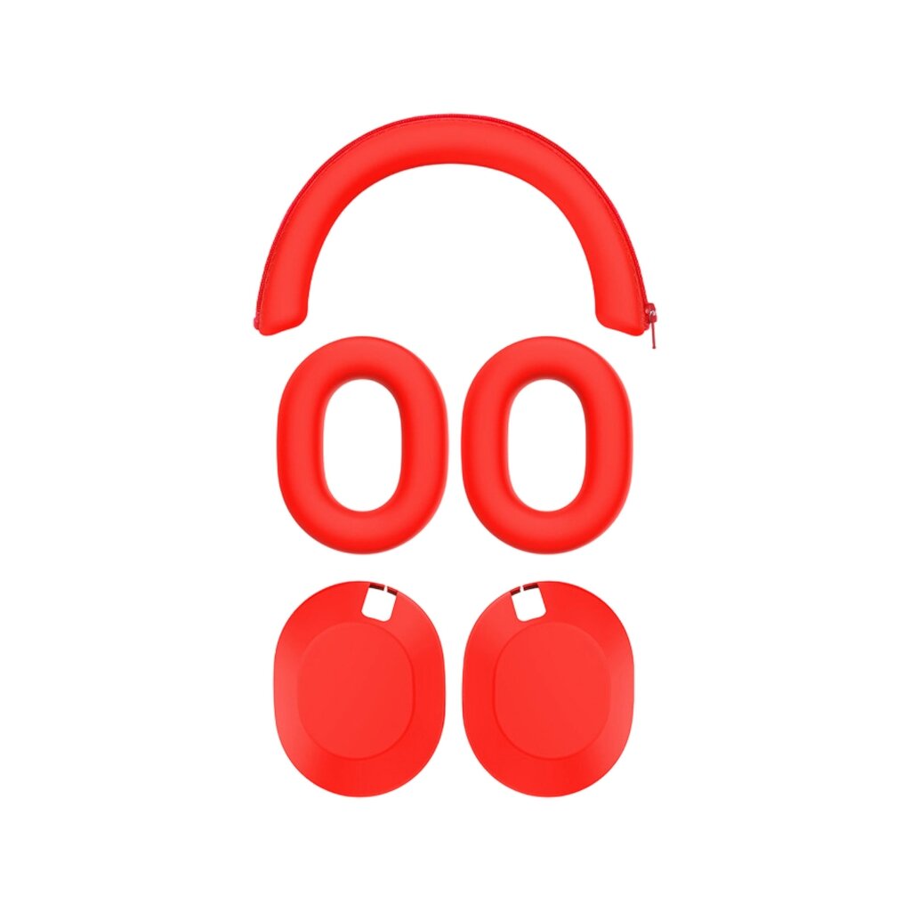 1 комплект амбушюр Чехол-накладка, Повязки на голову, Чехол для накладных наушников WH-1000XM6, Силиконовые амбушюры, подушечки для амбушюр