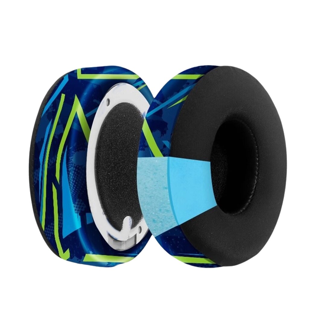 Подходит для чехла для наушников beats studio3 / 2-синяя и зеленая печать