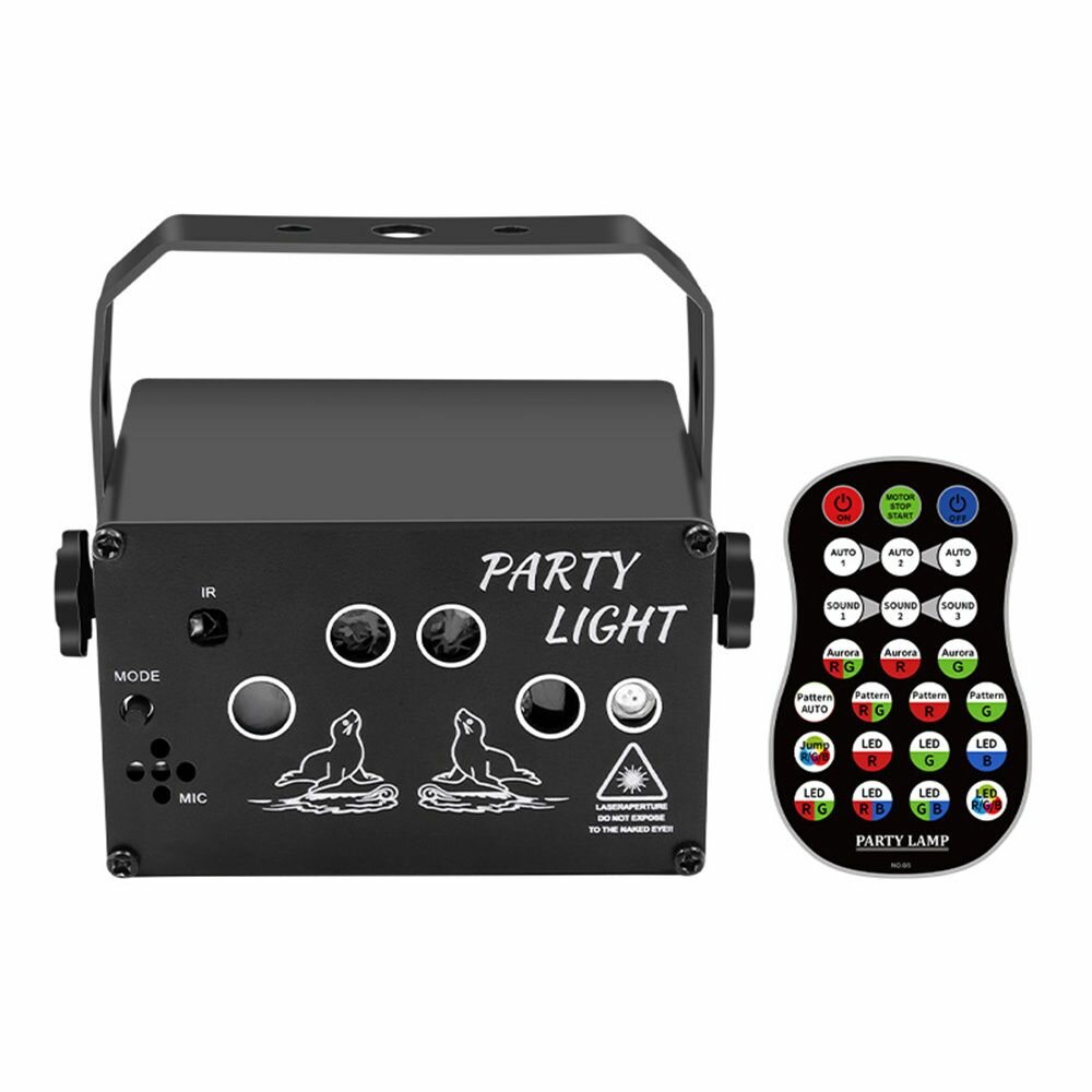 240 Pattern RGB LED Laser Stage Light Проекторная Лампа Party Light Для KTV Club DJ