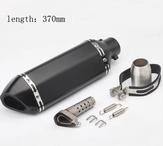 Универсальный выхлопной глушитель для мотоцикла, труба для скутера, питбайка, Кросса для внедорожника MT07 R1 ER6N CBR250R, 36-51 мм