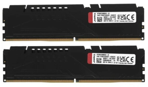 Оперативная память Kingston FURY Beast DDR5 32GB (2x16GB) 6000 Mhz (KF560C30BBEK2-32)