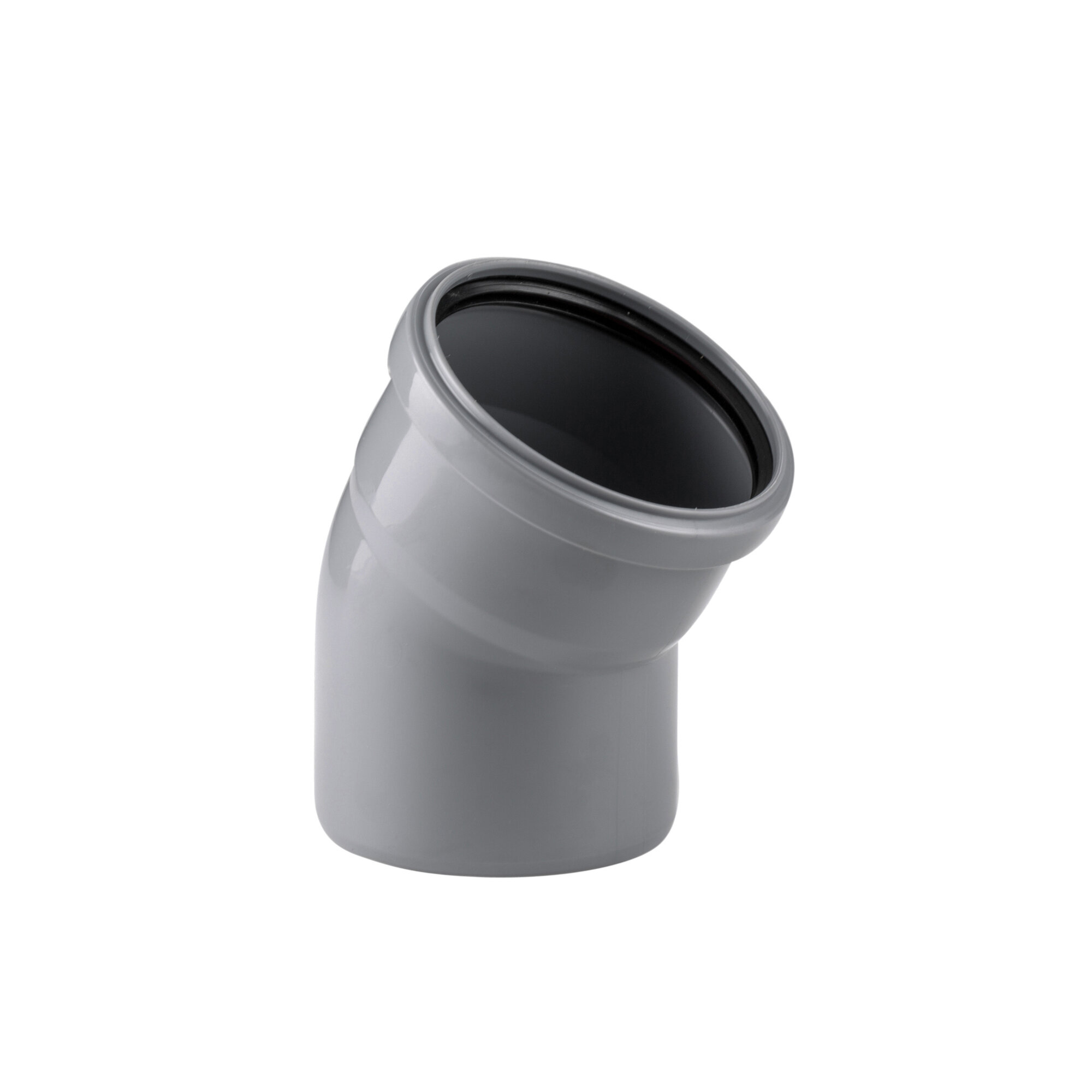 Отвод 110х30°, для внутренней канализации, серый, ПОЛИТЭК | 100130