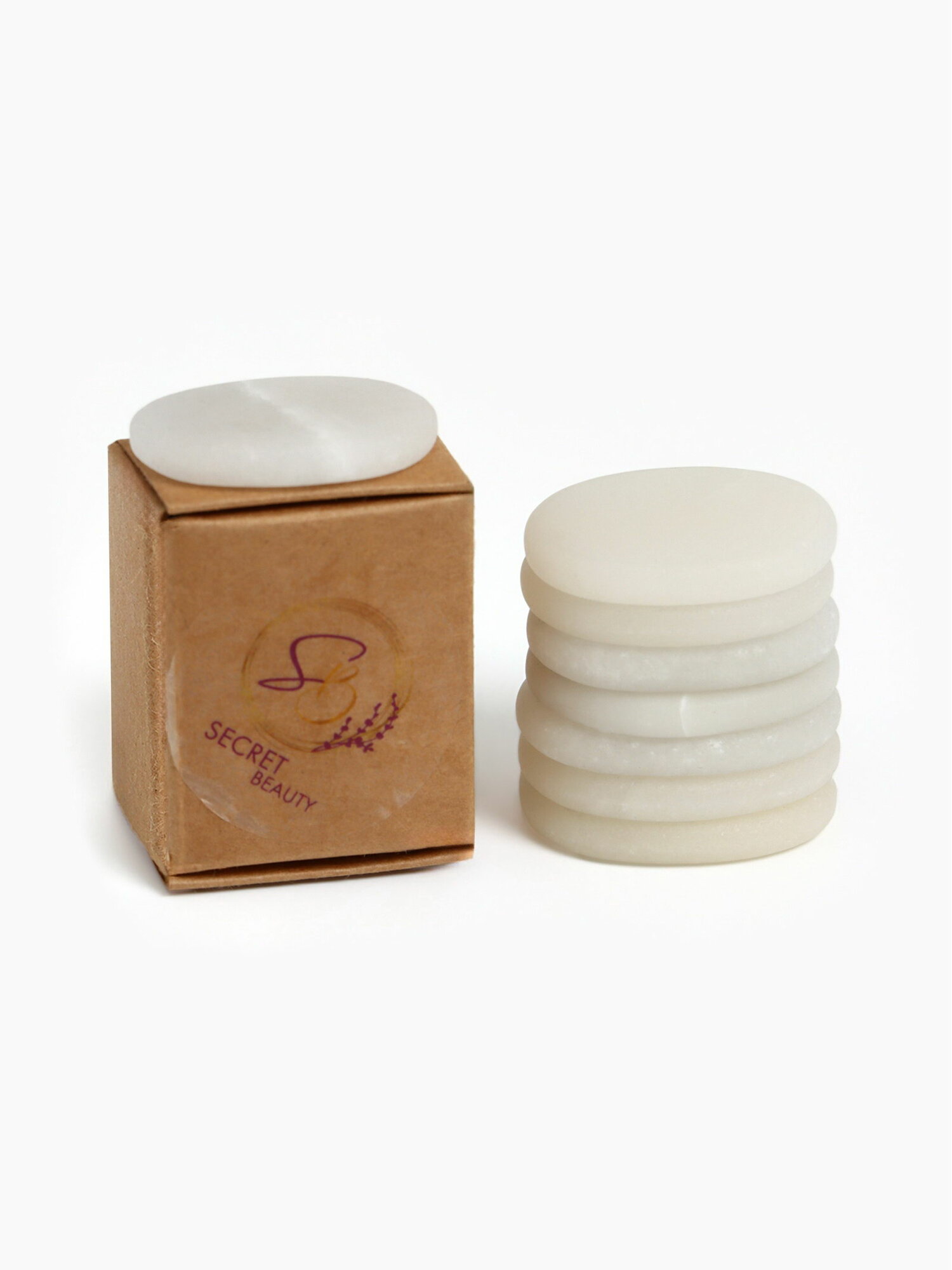 Камни для СПА 3x4 белый мрамор, 8 шт, тип массажёра: массажный камень