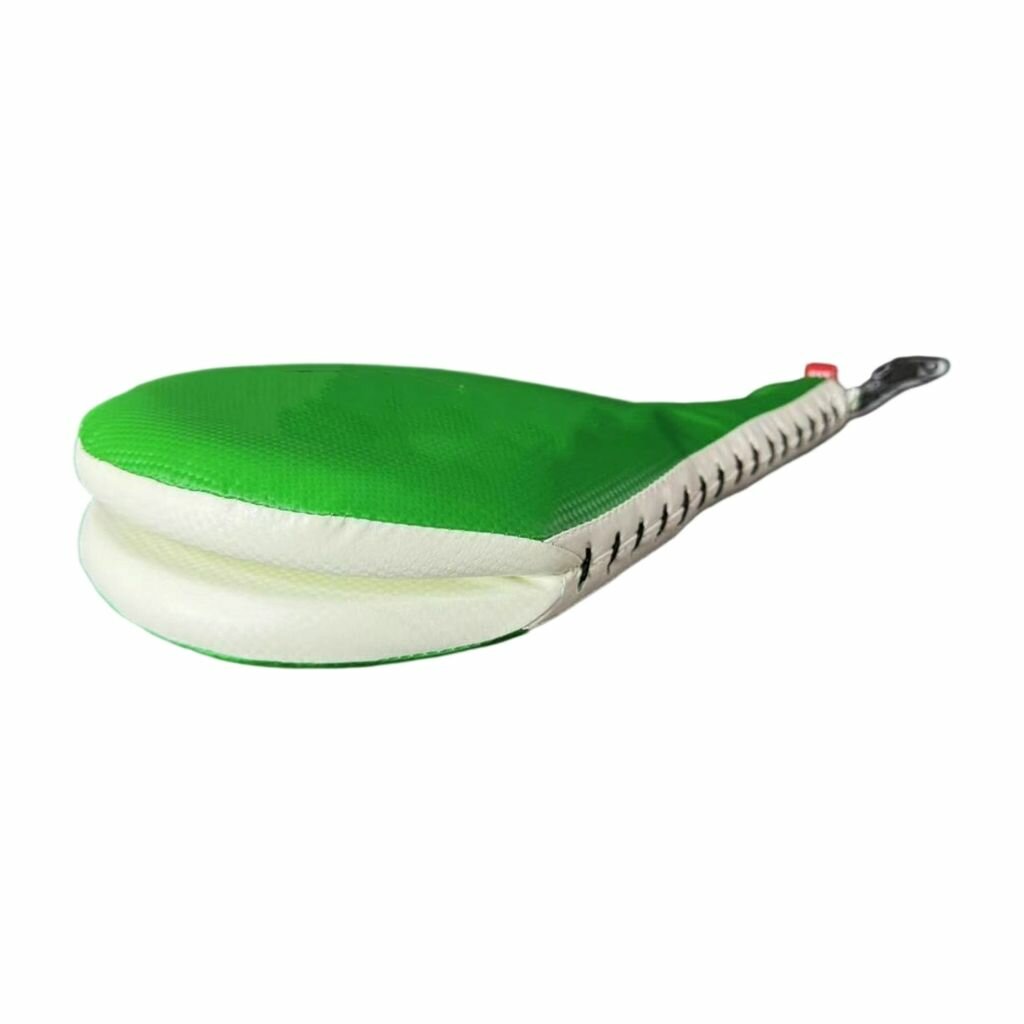 Двойные накладки для тхэквондо, оборудование для кикбоксинга и каратэ, Зеленый - Детская модель