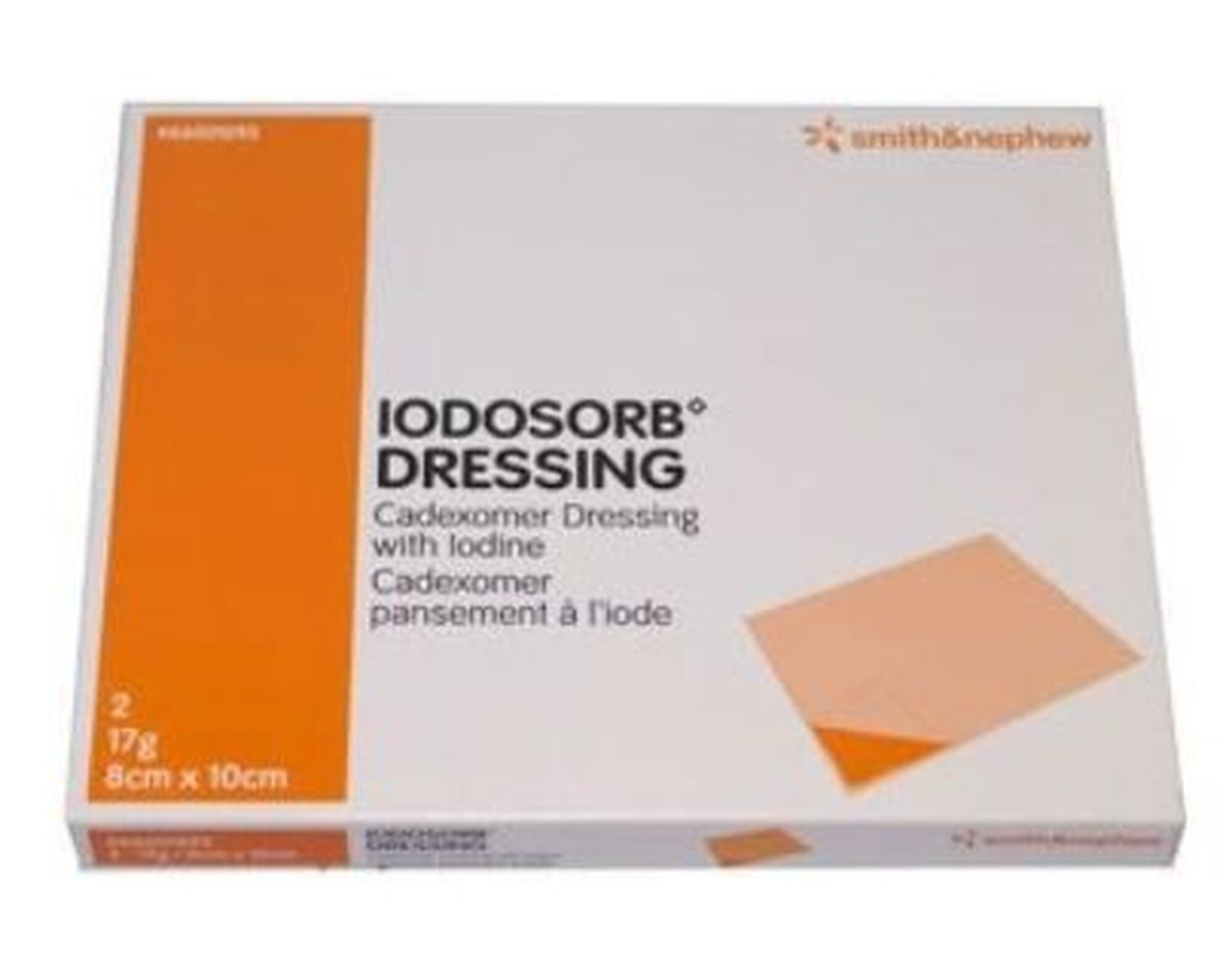 Пластырь Smith & Nephew Iodosorb dressing 8x10 см (17 г), 2 шт.