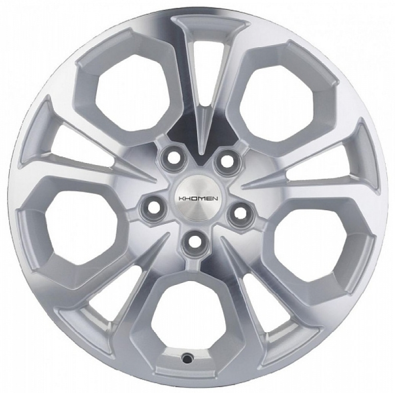 Диск колесный Khomen Wheels KHW1711 (Arkana-Kaptur) 6,5x17 5x114,3 Dia66.1 ET50 цвет F-Silver-FP