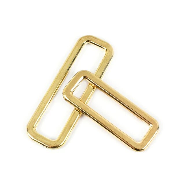 Металлические пряжки 20 мм LightGold-Round, 10 шт.
