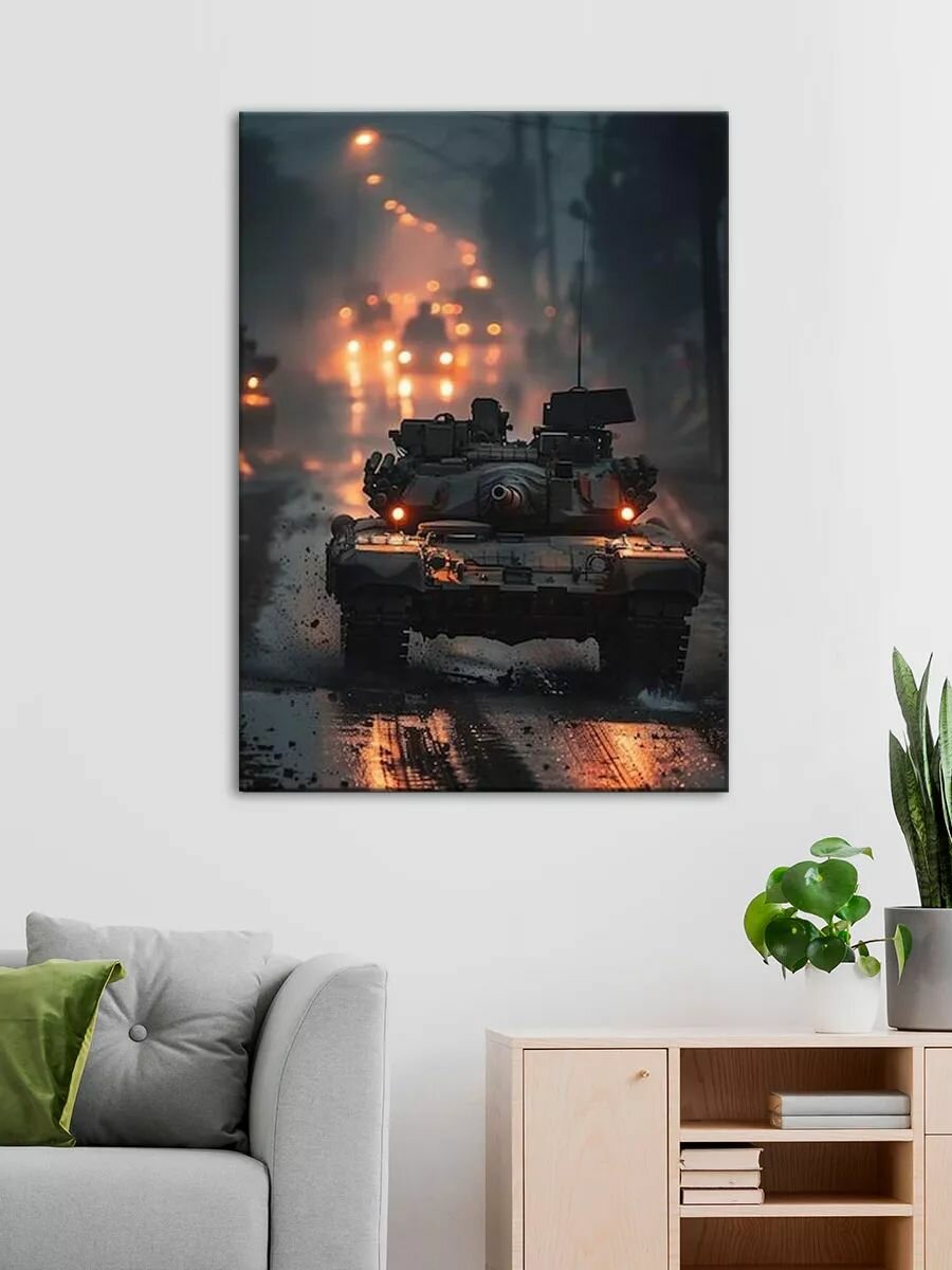Картина на стену "Танки", 50x70 см