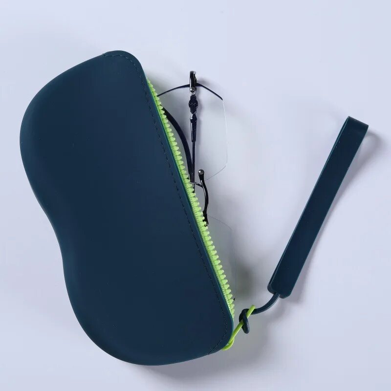 Силиконовый чехол для очков Зеленый, 4