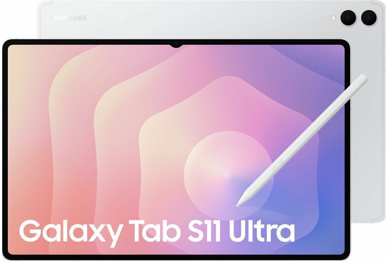 Планшет Samsung Galaxy Tab S11 Ultra 12/512 ГБ 5G (SM-X936) Серебристый | Platinum Silver