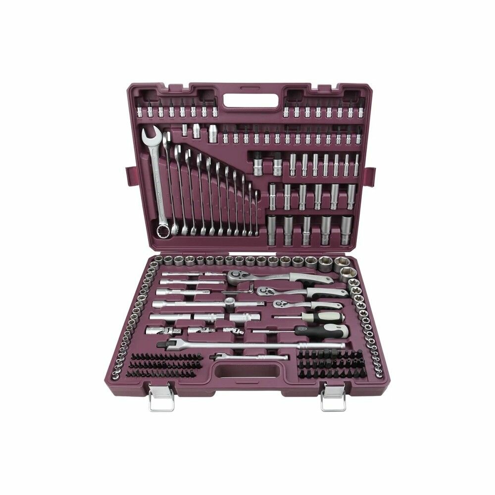 THORVIK Наборы инструмента TS217 Набор инструмента универсальный 1 4", 3 8", 1 2"DR, 217 предметов