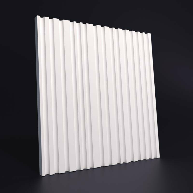 3D гипсовая панель Weissenberg "Рейка Тикс", 50*50см