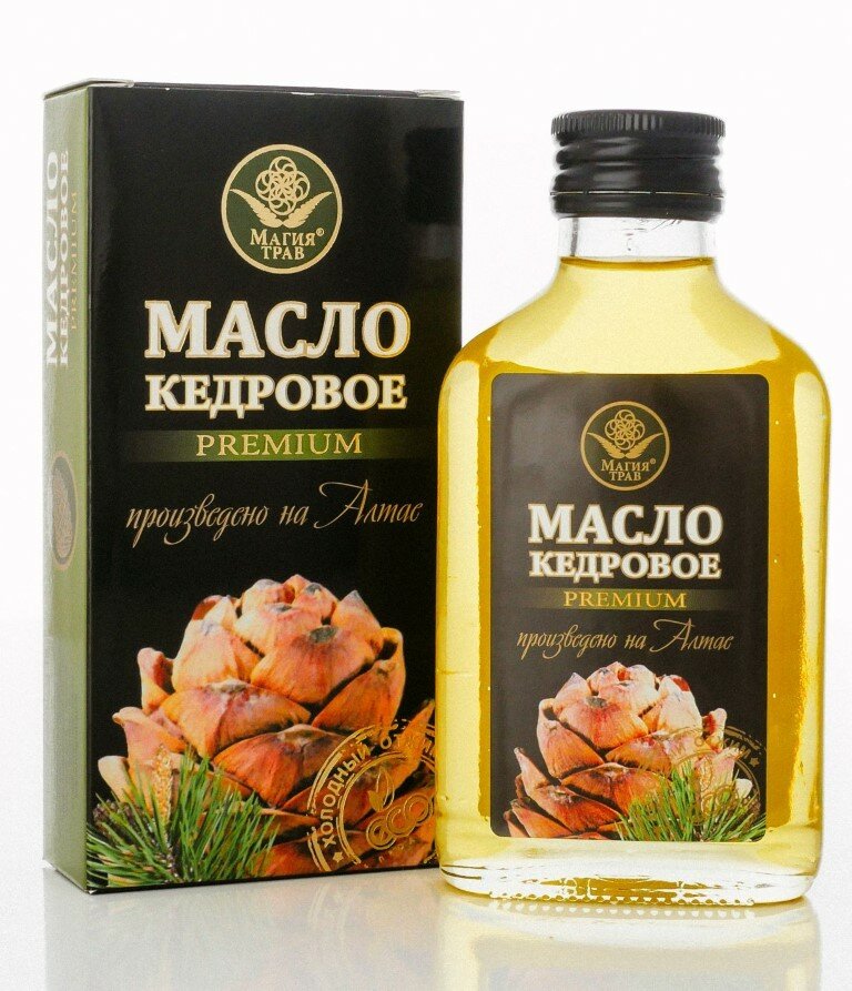 Пищевая добавка Магия трав масло "Премиум", кедровое, Алтай, 100 мл