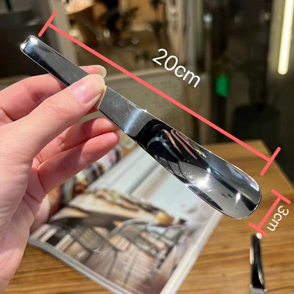 Ложка из нержавеющей стали 304 с утолщенной длинной ручкой, десертная ложка, ложка для торта