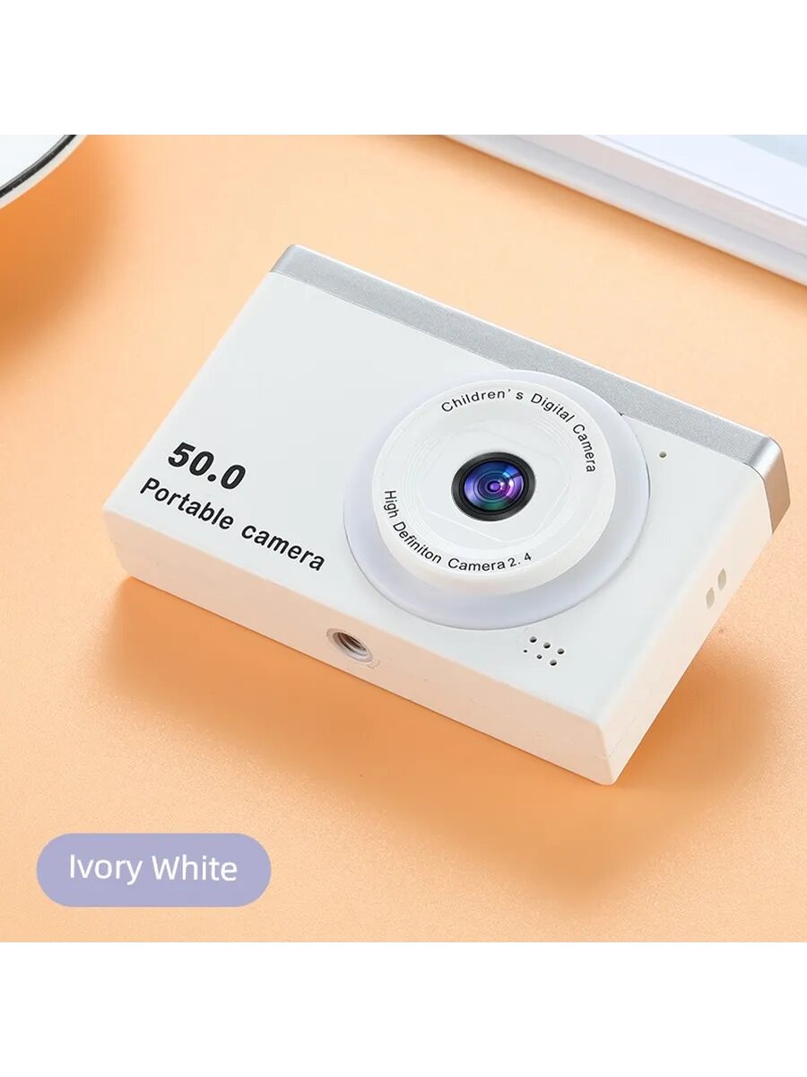 Ретро цифровая камера (Белый, двойная камера, 64 ГБ)