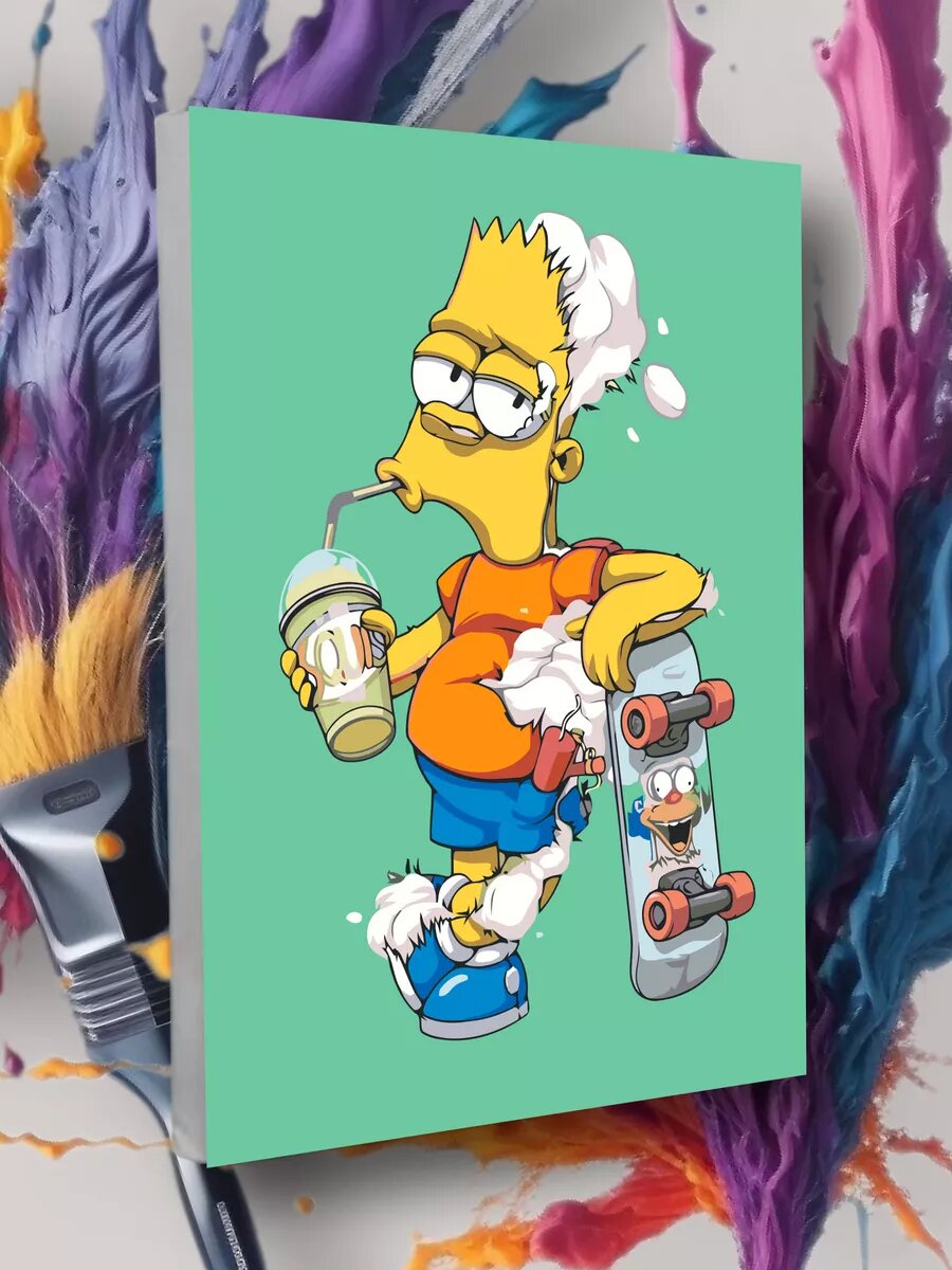 Картина по номерам Симпсоны