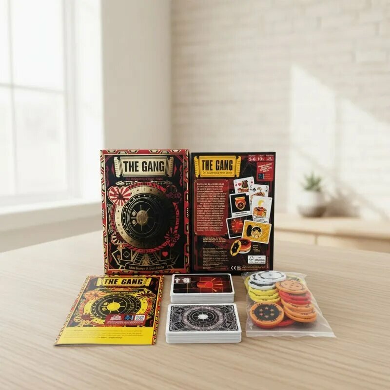 Улучшения THE GANG: Premium Edition! Настольная игра Техасский Холдем для 3-6 игроков (20 минут). Вечеринки, дома, компании