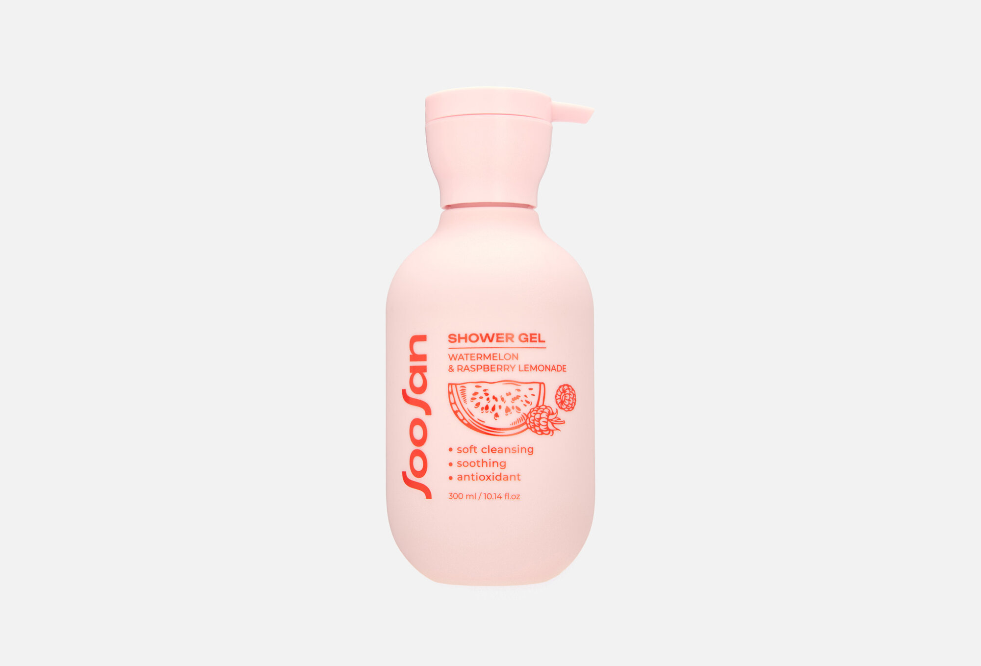 Гель для душа SOOSAN Watermelon & Raspberry 300 мл