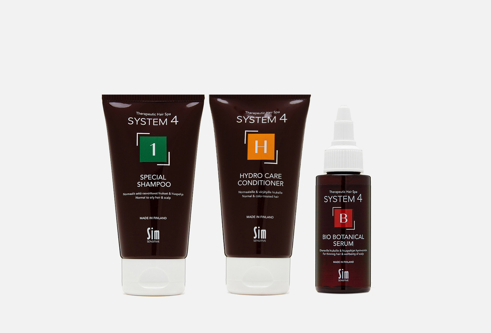 Набор для волос шампунь+кондиционер+сыворотка SYSTEM 4 Экспресс-восстановление 600 мл