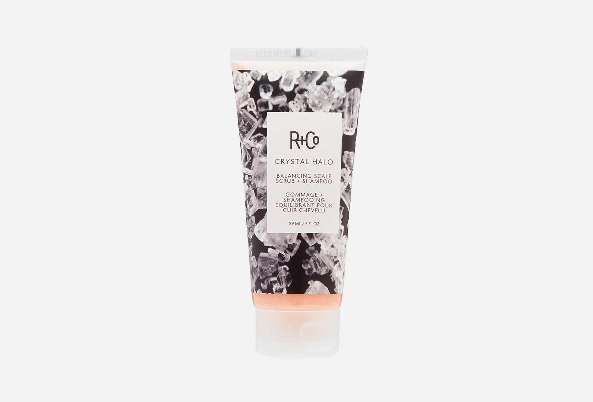 Балансирующий скраб-Шампунь для кожи головы R+CO CRYSTAL 89 мл
