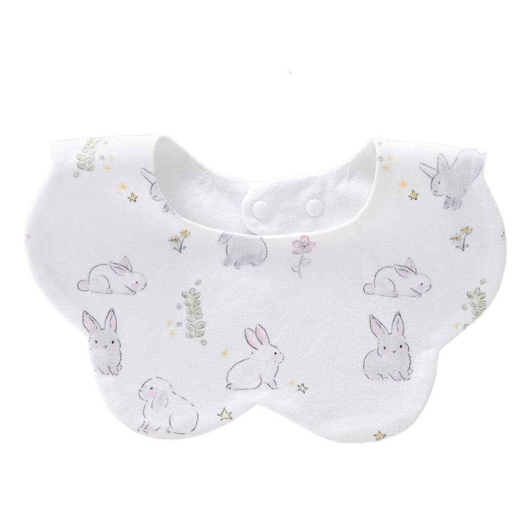 Мягкие и впитывающие детские Нагрудники Милые и практичные Нагрудники для новорожденных С Прекрасным Рисунком Детские Нагрудники Из Хлопка Идеально подходят для прорезывания зубов и кормления