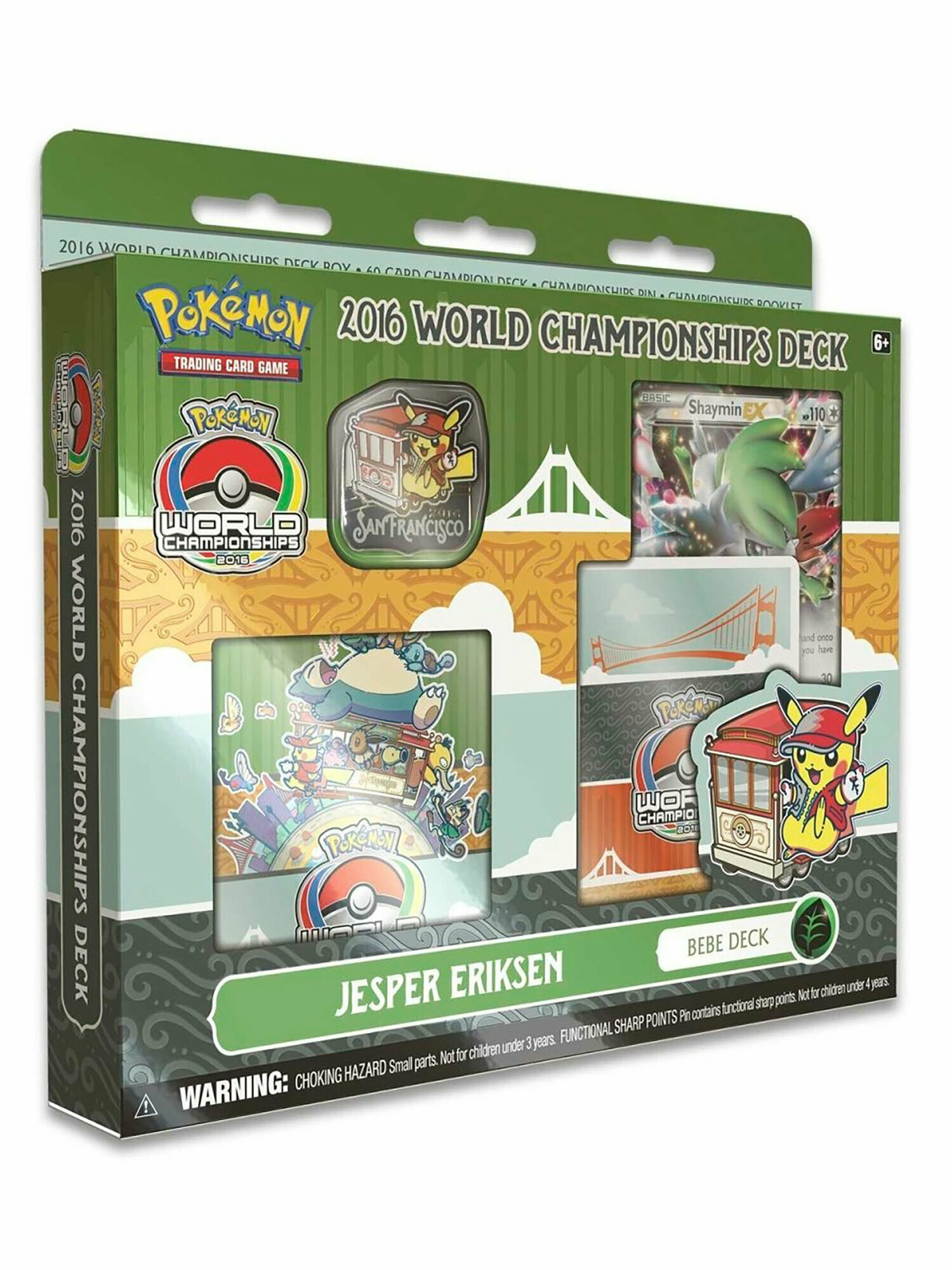 Покемон карты коллекционные: Колода Pokemon World Championship 2016 Jesper Eriksen - Bebe, на английском