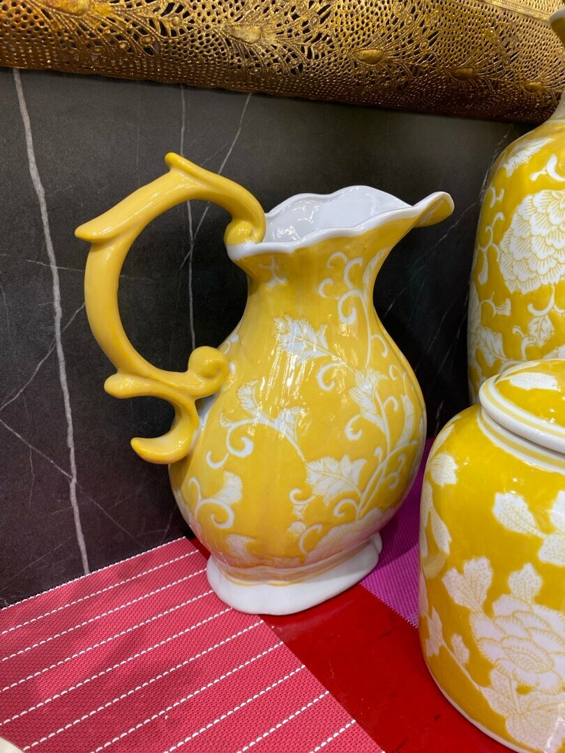 Кувшин Casaentera CE08-22016 керамика желтый 225х125х255