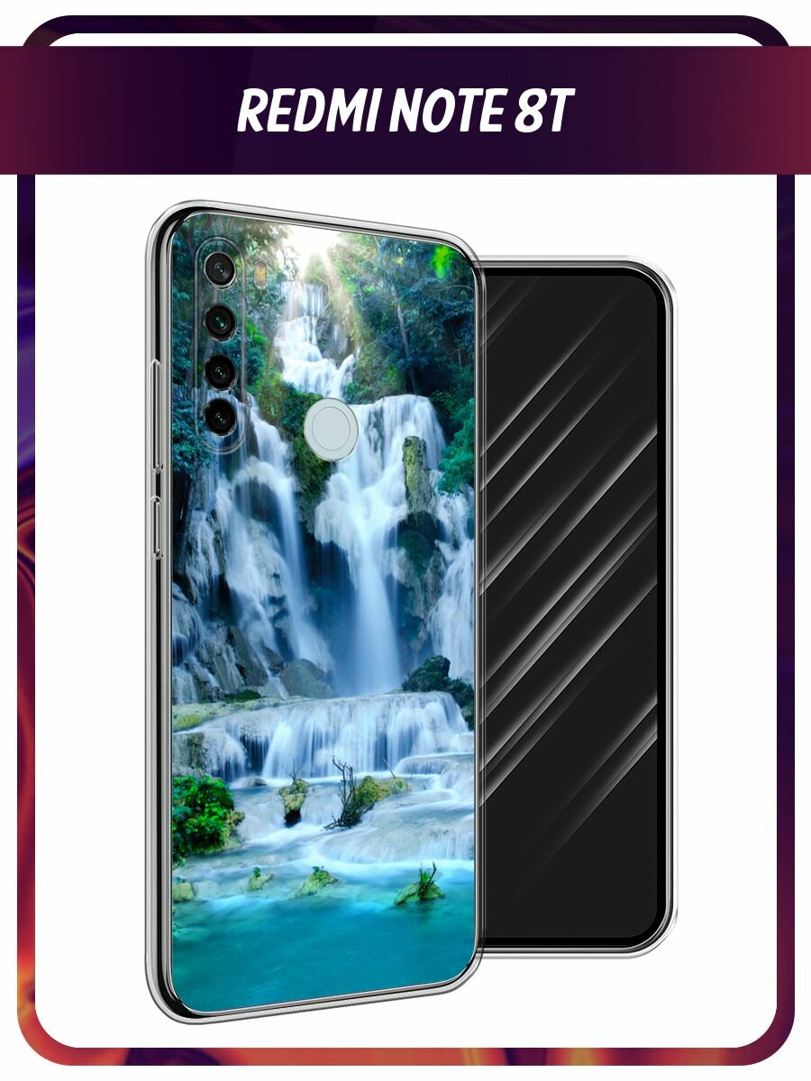 Чехол на Xiaomi Redmi Note 8T / Сяоми Редми Нот 8Т с принтом "Водопад 8"