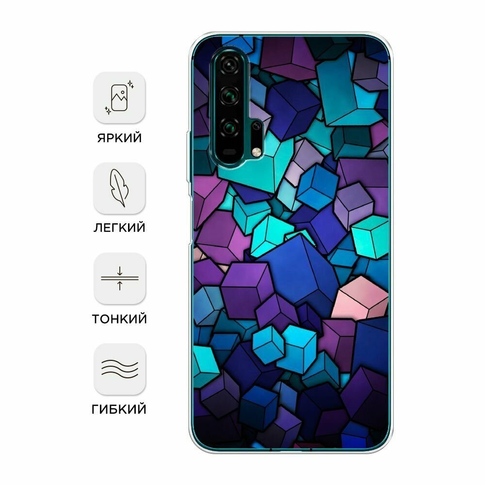 Силиконовый чехол на Honor 20 Pro / Хонор 20 Про с принтом Геометрия 5 — фото 1