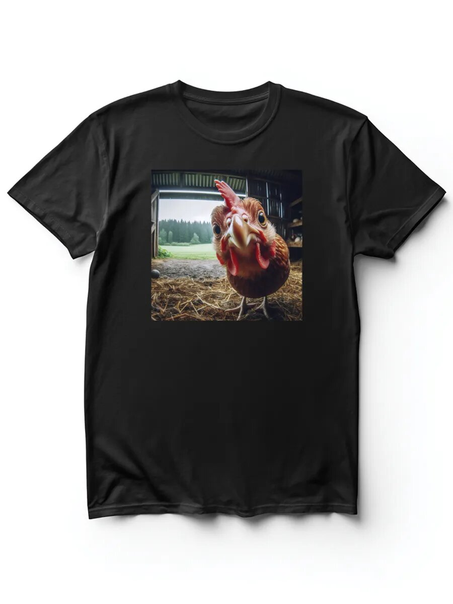 Футболка крутой петух мем