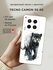 Чехол на Tecno Camon 30 4G / Текно Камон 30 4G с принтом "Пантера арт 3"