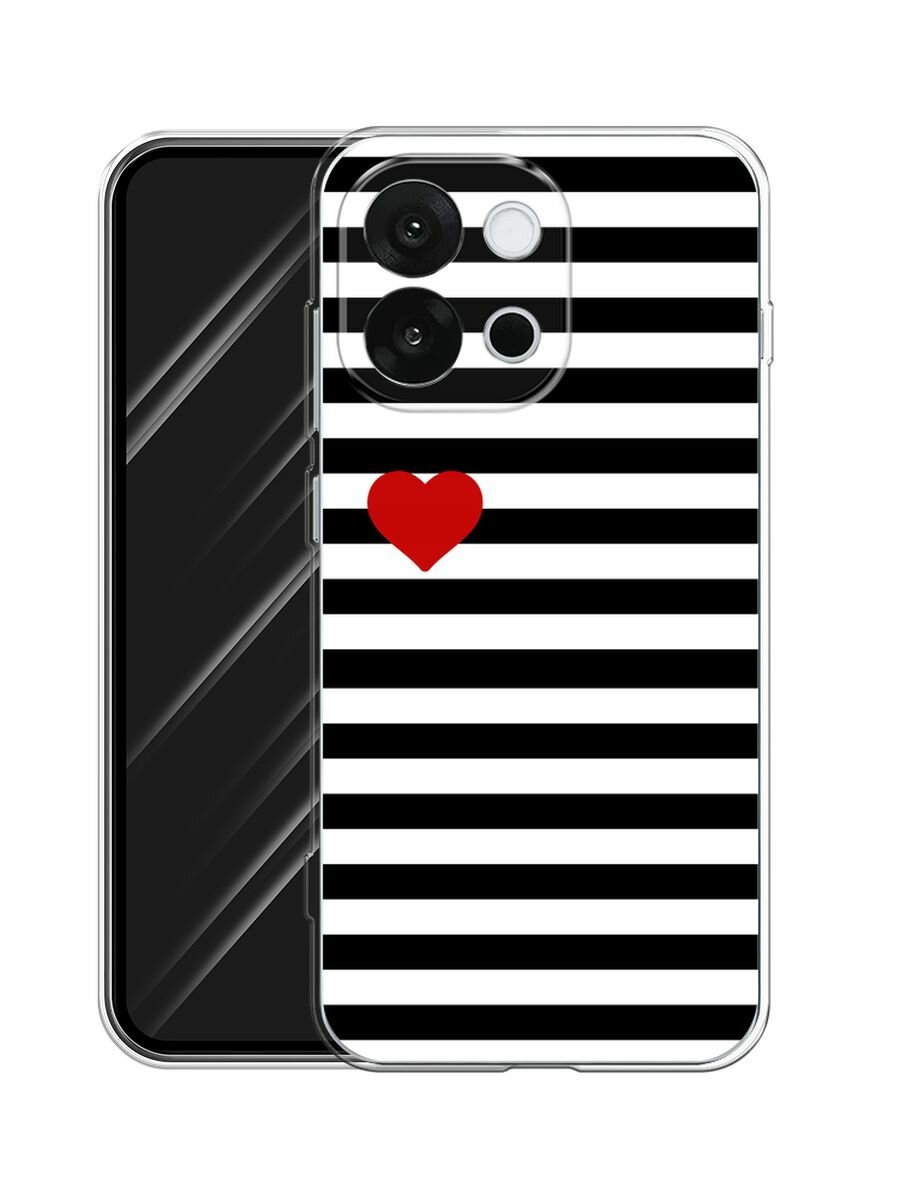 Чехол на OnePlus 13T / Ван Плас 13Т с принтом "Красное сердце" — фото 1