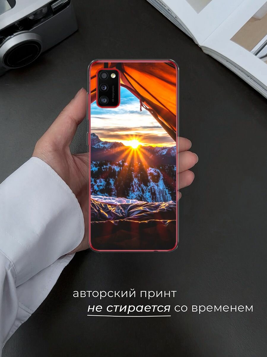 Чехол на Samsung Galaxy A41 / Самсунг Галакси А41 с принтом "Горы 7" — фото 1