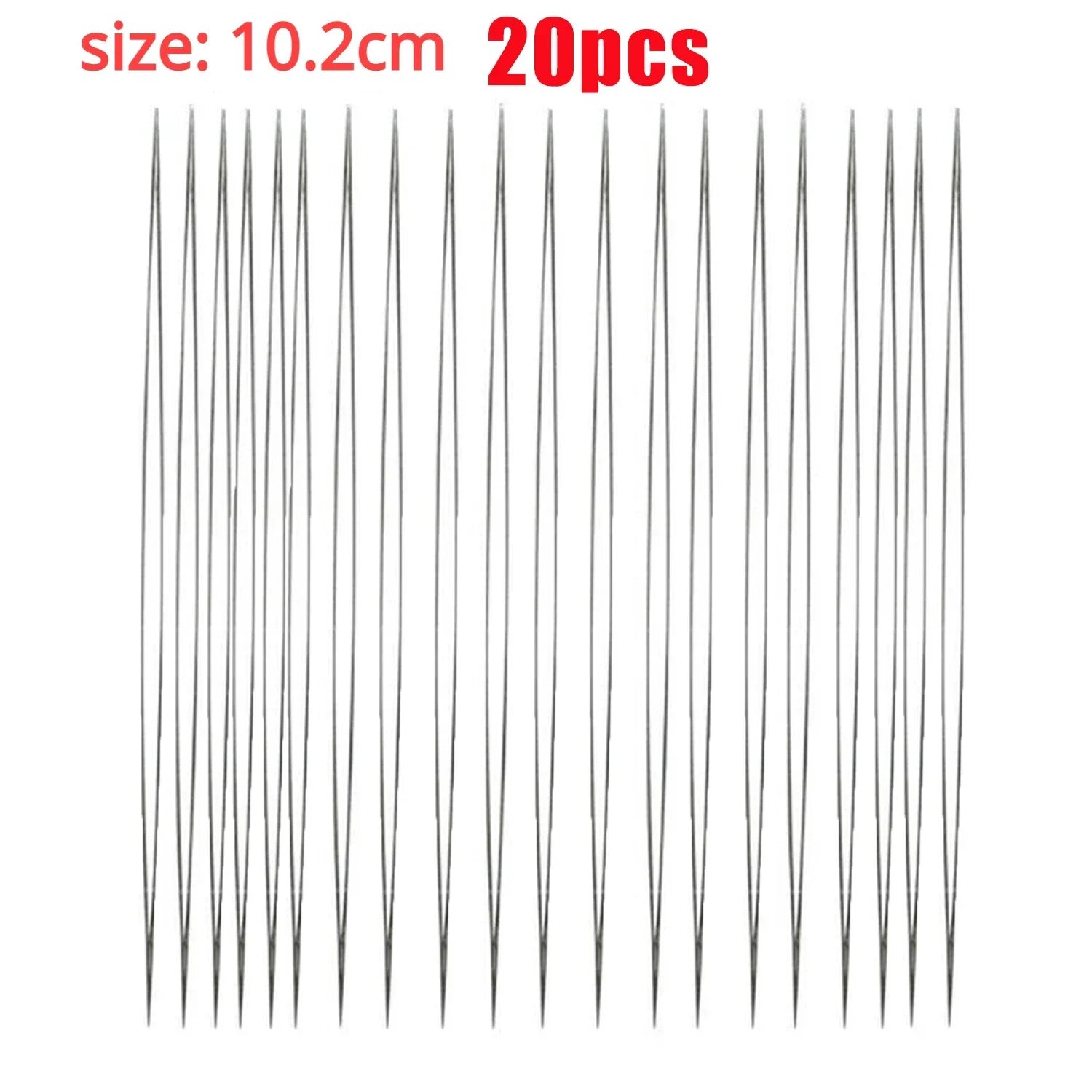 Иглы для бисера из нержавеющей стали 5 шт. 10.2cm 20pcs