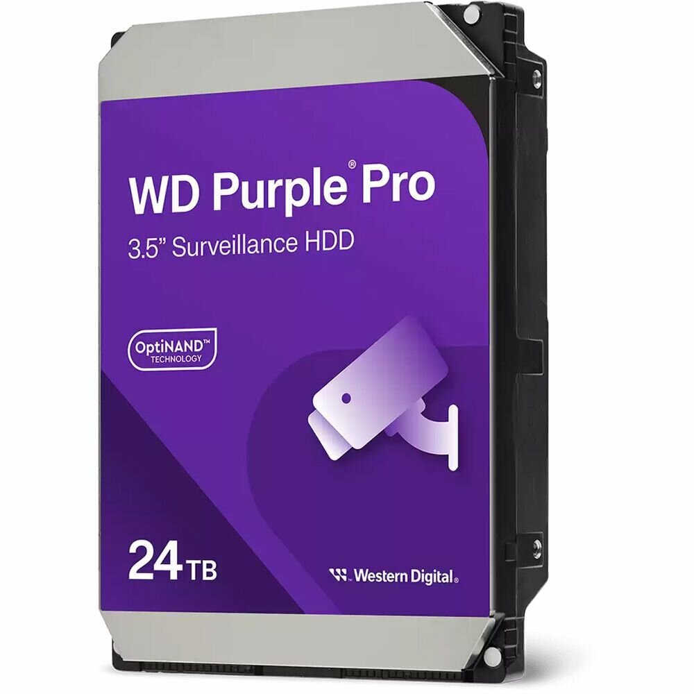 Жесткий диск Western Digital Purple Pro WD240PURP 24ТБ 3,5" 7200RPM 287MB (SATA III)