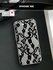 Чехол на Apple iPhone 16e/17e / Айфон 16е/17e с принтом "Черная сетка 2"