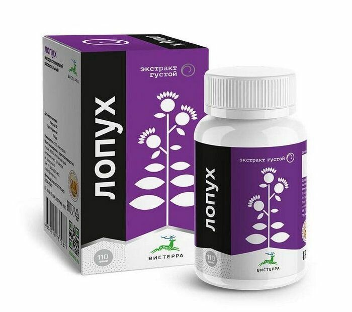 Травяной сбор Вистерра густой экстракт корня лопуха, 110 г