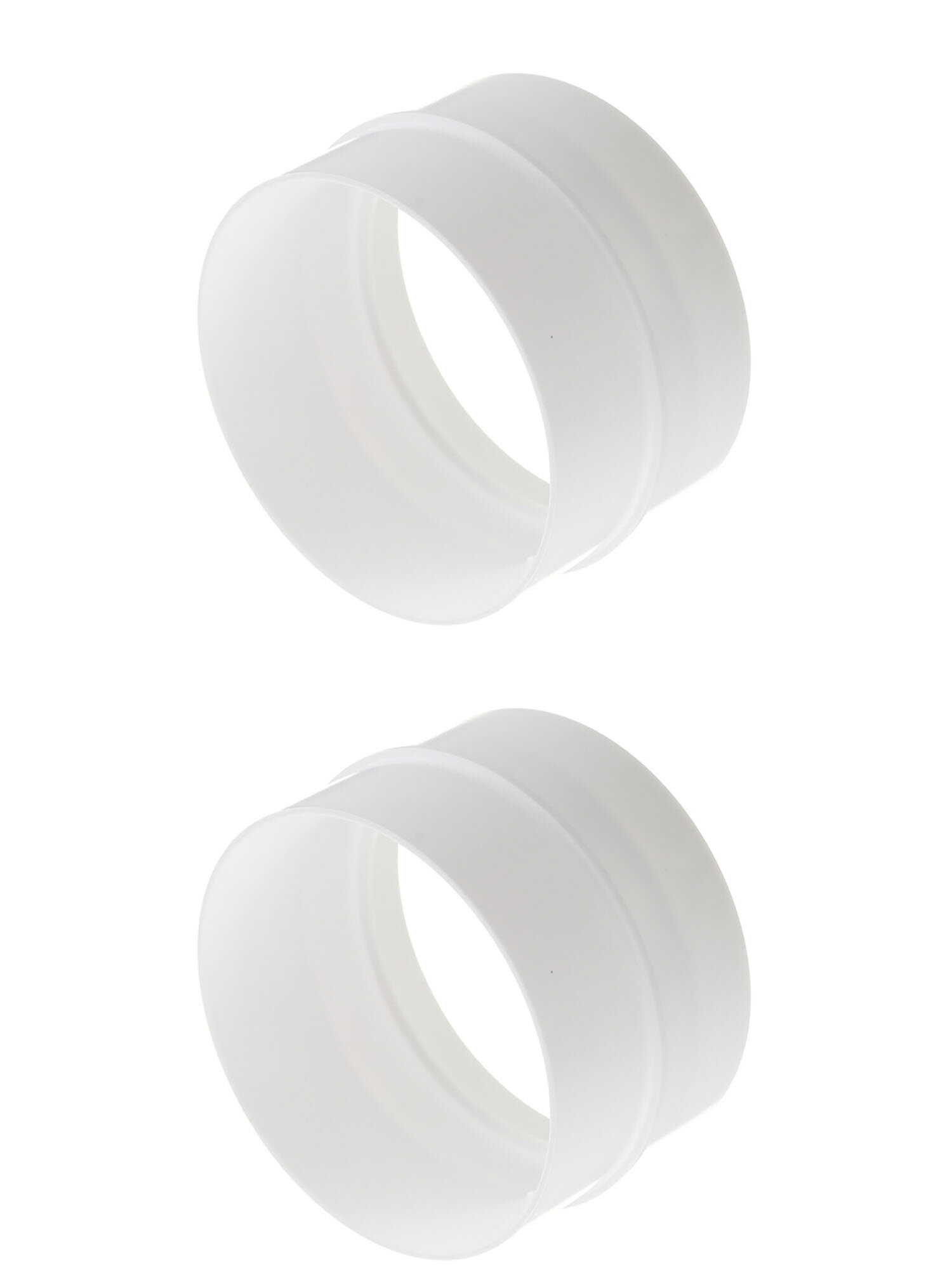 Соединитель для круглых воздуховодов пластиковый d100 мм (2 шт.)