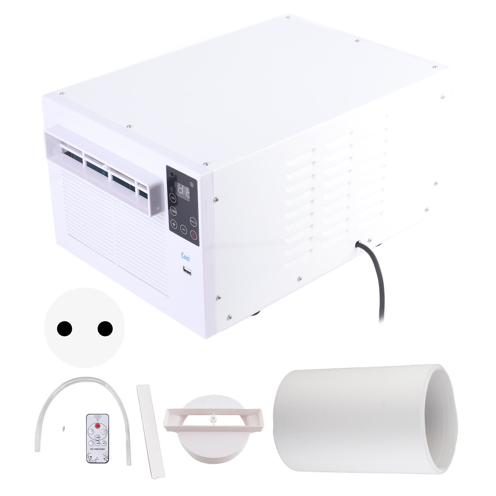 Портативный кондиционер Touch Air Cooler с пультом управления для отдыха на природе, кемпинга, автомобиля и кухни 280W EU Plug 220V