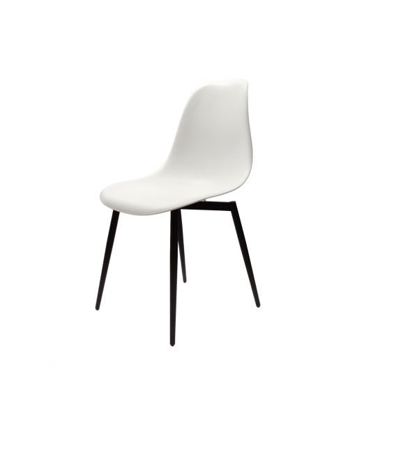 Стул Туссе черный / белый