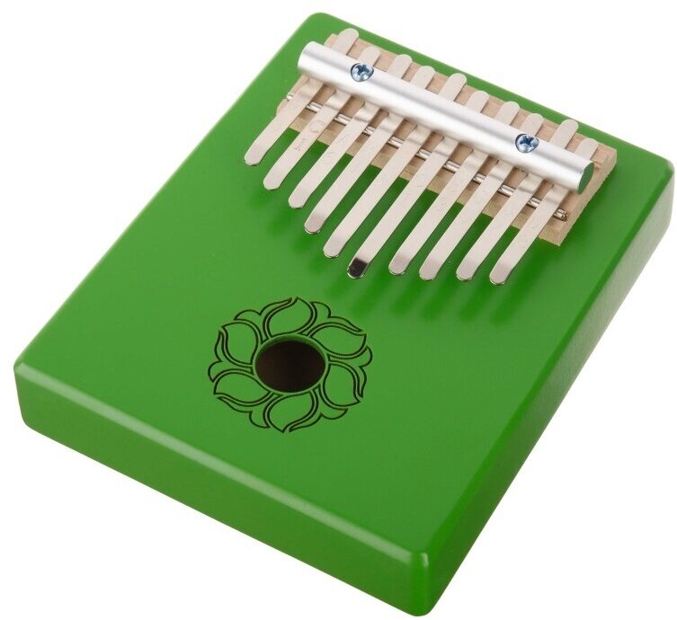 KMKr-2-GR Escudo Калимба, резонаторная, 10 язычков, трапеция, зеленая, Мозеръ