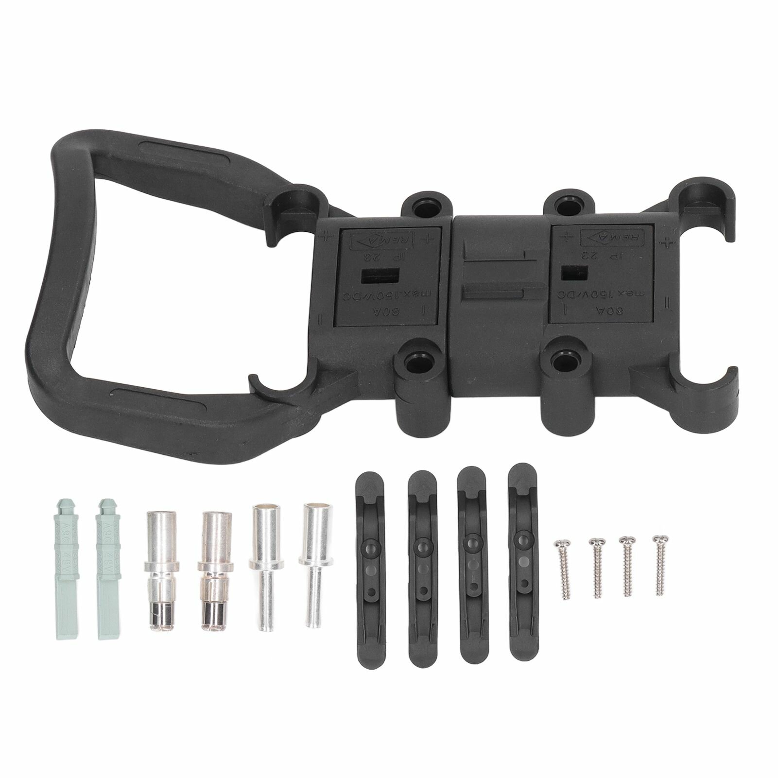 Разъем питания для вилочного погрузчика, 80 А, для зарядки аккумулятора, быстроразъемная вилка папа-мама с клеммой для электрооборудования