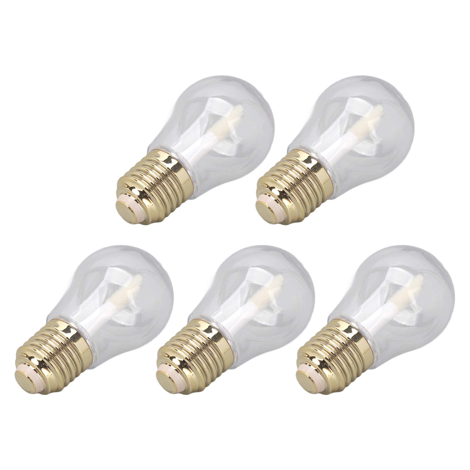 5шт тюбики для блеска для губ 6 мл в форме лампочки пустой флакон для блеска для губ пластик для путешествий DIY