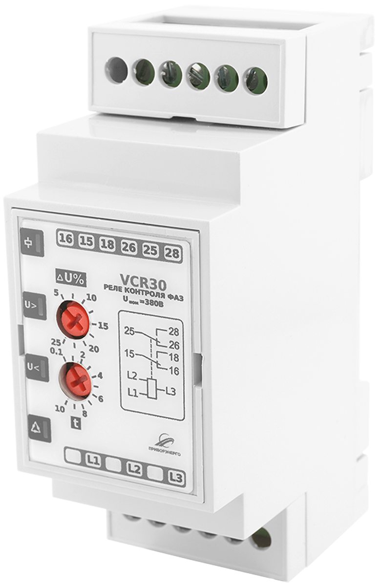 Реле контроля фаз VCR30, Арт. БП-00003773, ООО "НТК приборэнерго"