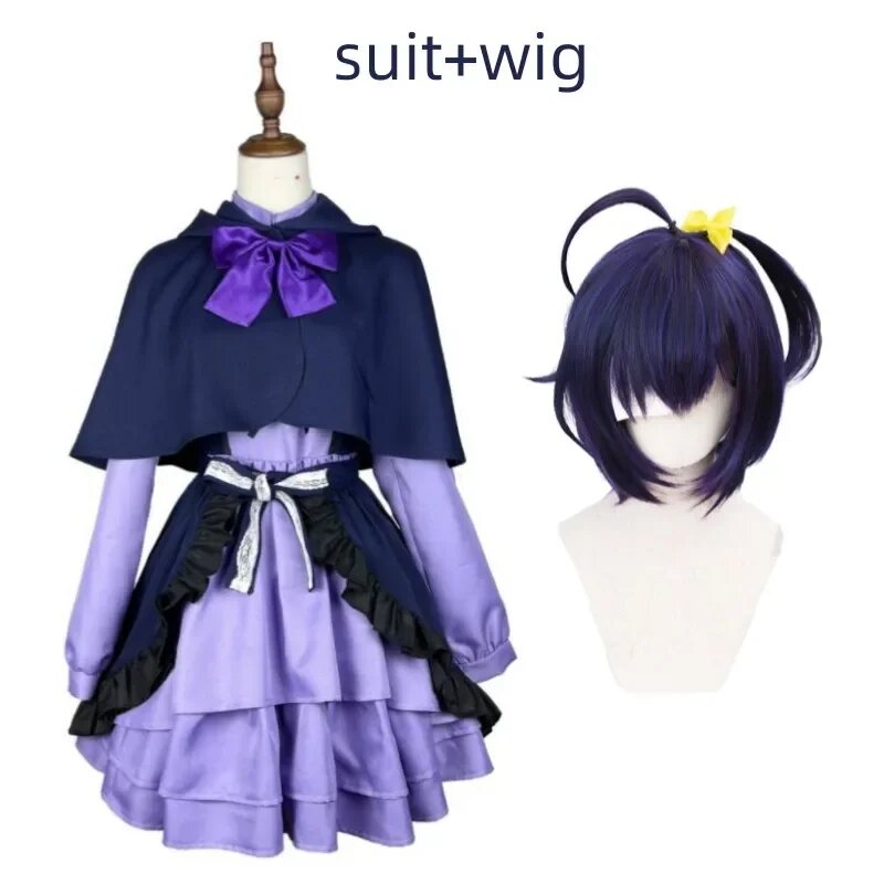 Max Anime Takanashi Rikka Косплей костюм L, suit wig headgear