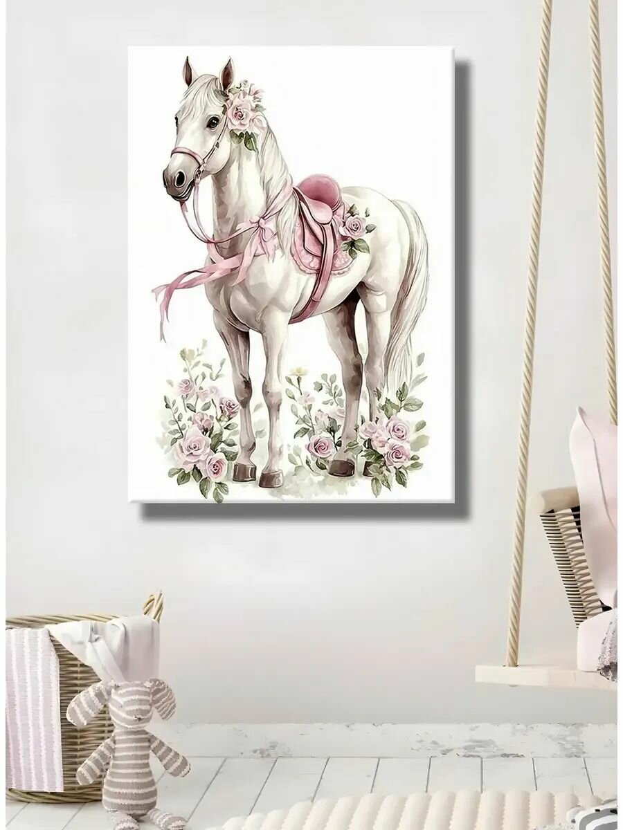 Картина "Прекрасная лошадка", на стену 30х40см 1шт.