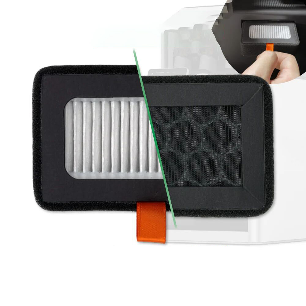 Для Bambu Lab HEPA 13 + комбинированный воздушный фильтр с активированным углем Ultra для 3D-принтеров серии X1/P1, замена OEM