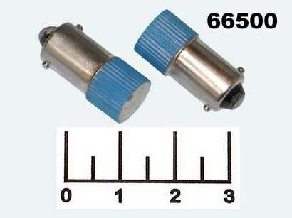Лампа светодиодная 24V 0.5W BA9S синяя