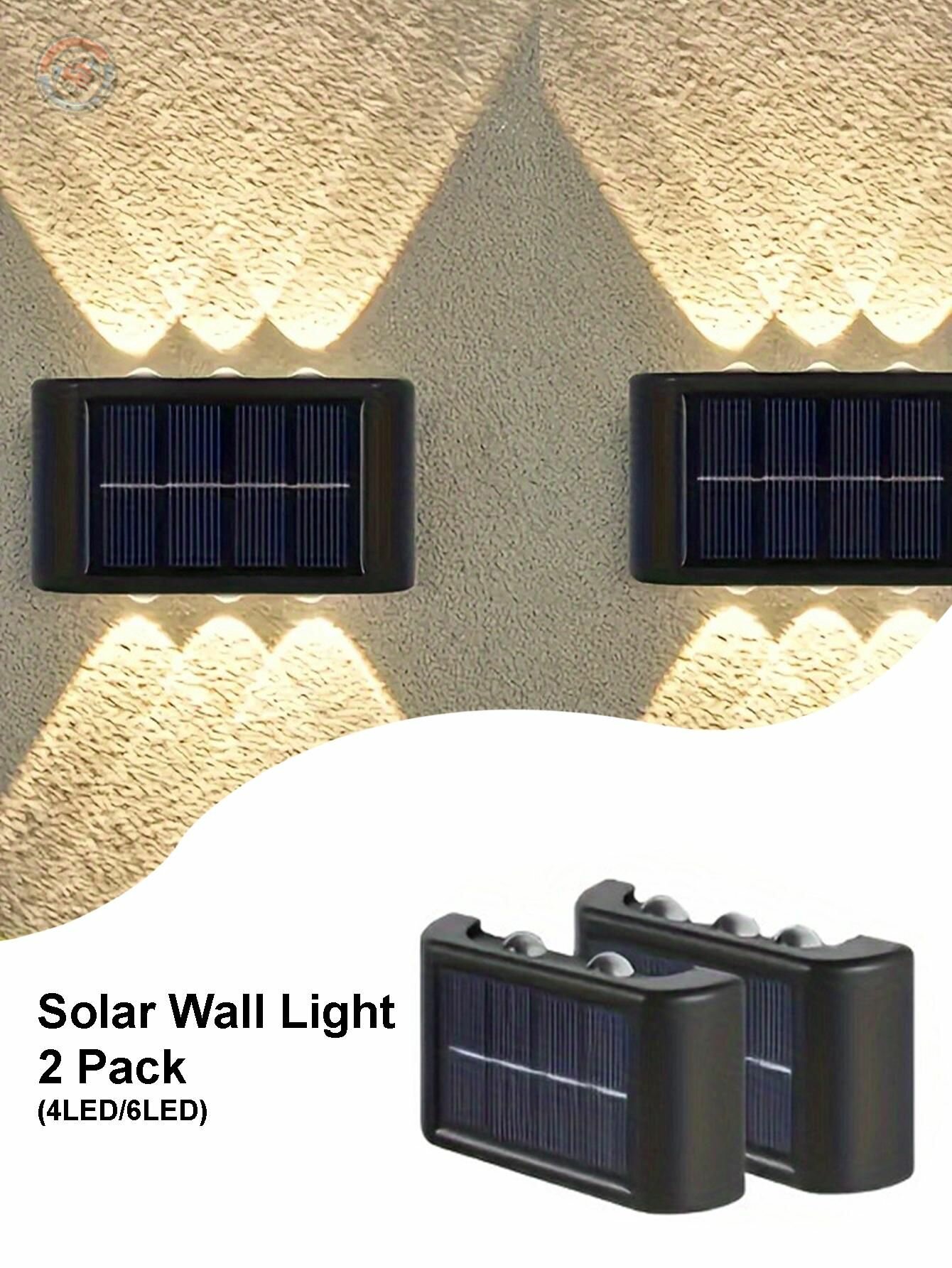 Солнечная настенная лампа с датчиком движения и света для улицы и дачи, автоматическое включение, тёплый белый свет, водозащита IP65, компактный уличный светильник для крыльца, ворот, беседки, забора