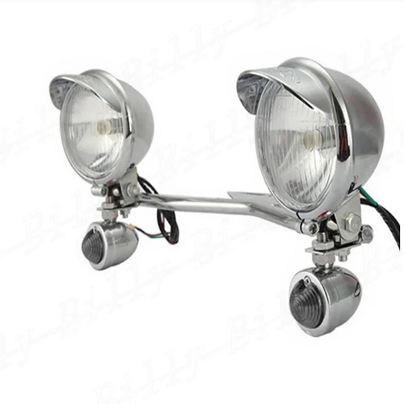 Поворотный светильник для мотоцикла, противотуманный точечный светильник, подходит для Honda Shadow Spirit Sabre Aero ACE Steed VLX 400 600 1100 DLX VTX 1300 1800 Magna VF C